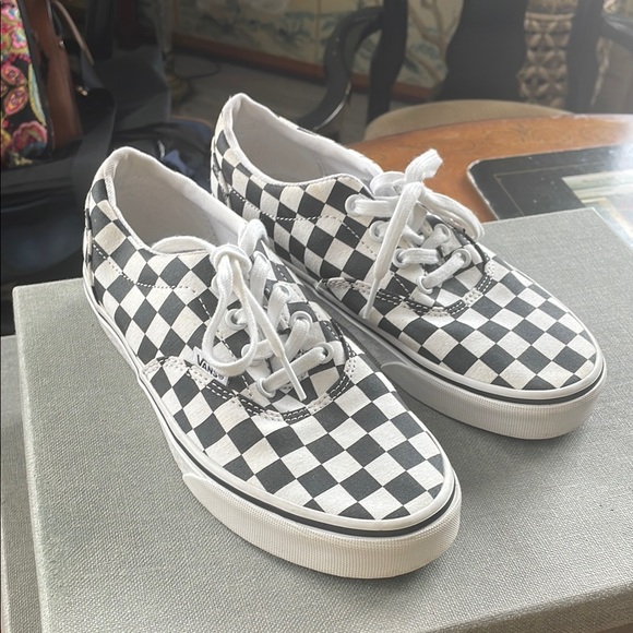 Vans | Shoes | Vans Black And White Checkered Shoes | Poshmark